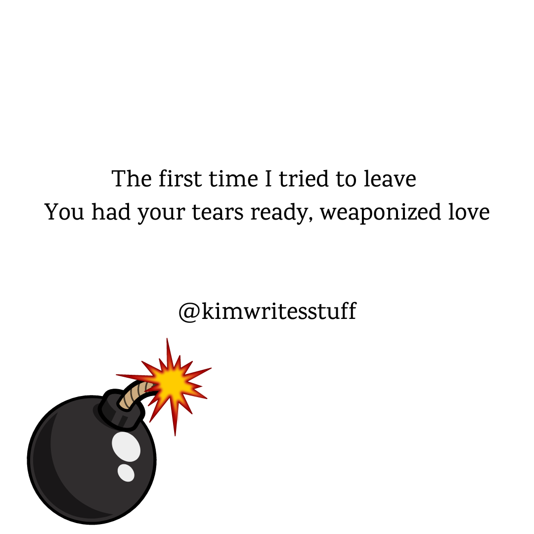 love bomber – Kim Writes Stuff